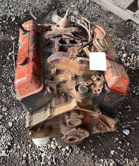 350 Cu. In. Small block Chevy engine from 1970s, block No. 3970010 ...