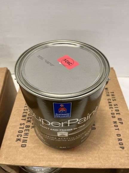 (8) Gallons of paint, include: 4- Paint and primer exterior, 4- Paint ...