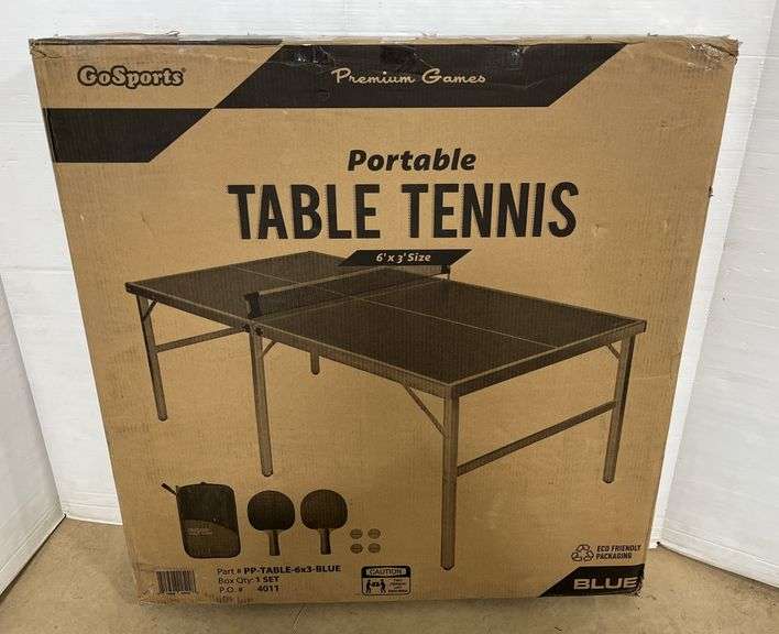 Table tennis set, 3' x 6', box opened, never unpacked, new - Albrecht ...