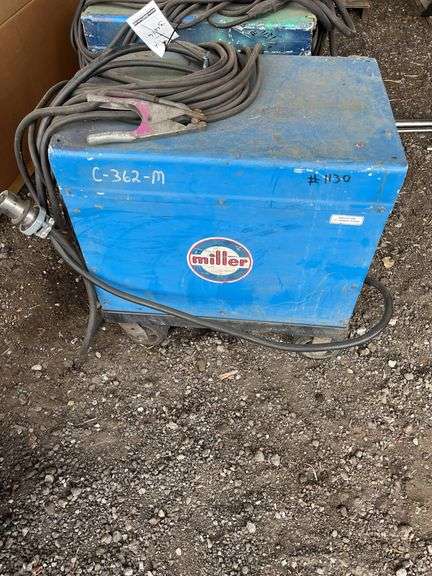 Miller Dialarc 250/250 AMP single phase welder with cart and cables ...