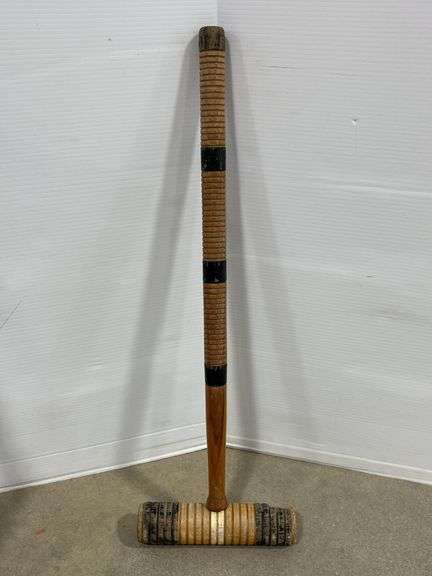 Old croquet set, used - Albrecht Auction Service