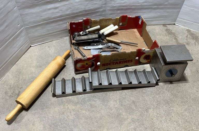 Commercial grade kitchen utensils, include: Dexter Russell sharpeners ...