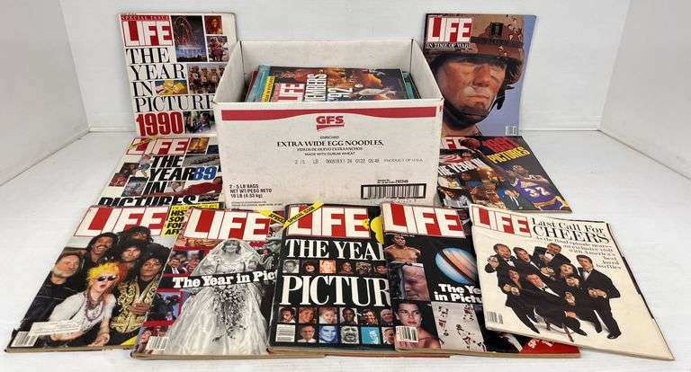 (50) Life Magazines, include: 1950s, 60s, 70s, 80s, and 90s, good ...