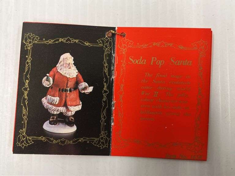 1983 Duncan Royale collector's edition History of Santa Clause "Soda ...