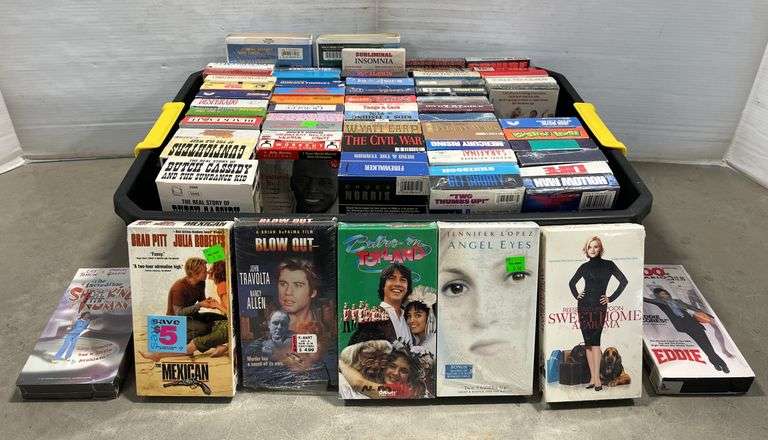 (70) VHS movies, include: 14- Unopened still in plastic, 4- Collector ...