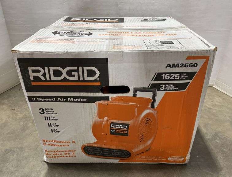 RIDGID Commercial air mover/dry out fan, 1625 CFM of air movement ...