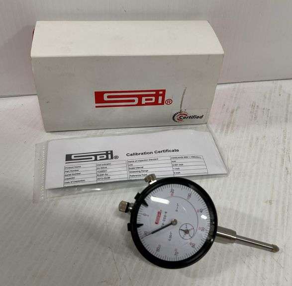 SPI Dial indicator 1" range, NIB - Albrecht Auction Service