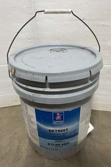 3 1/2-Gallon of Sherwin Williams Detroit Interior matte flat latex ...