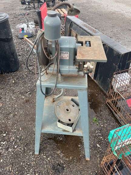 Foley Belsaw saw/blade sharpener, seller has stored inside, but has ...