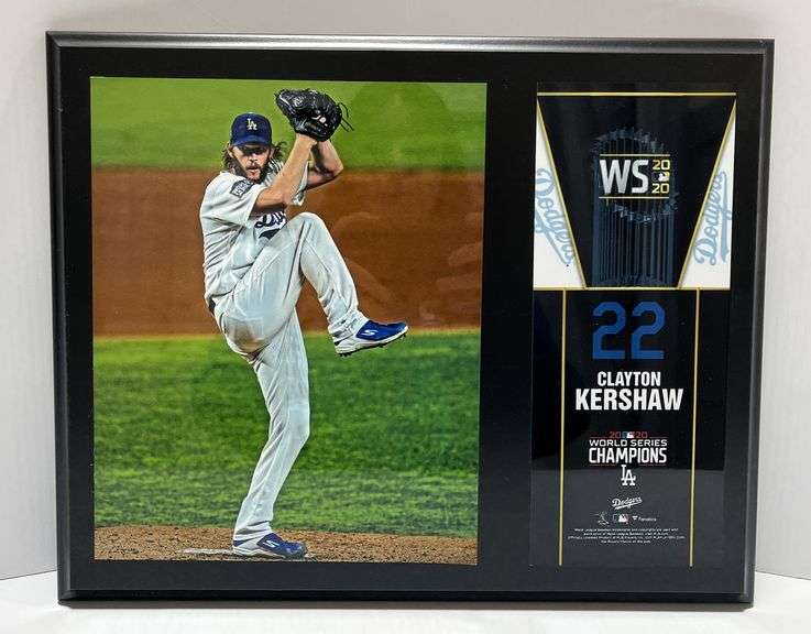 Baseball Clayton Kershaw No. 22 2020 World Series Champion LA Dodgers ...