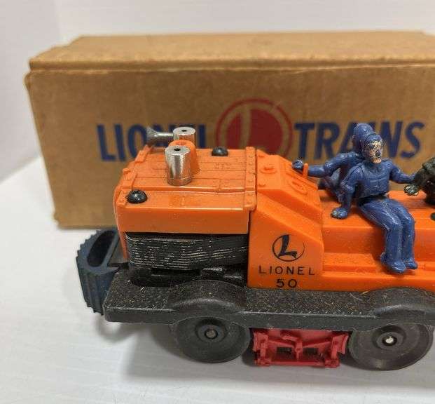 Lionel trolly, Lionel gang car, and Train decals - Albrecht Auction Service
