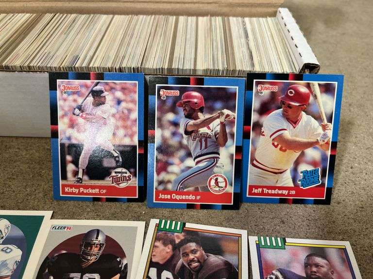 Sports cards, include: Possibly Complete sets in pages and binders with ...