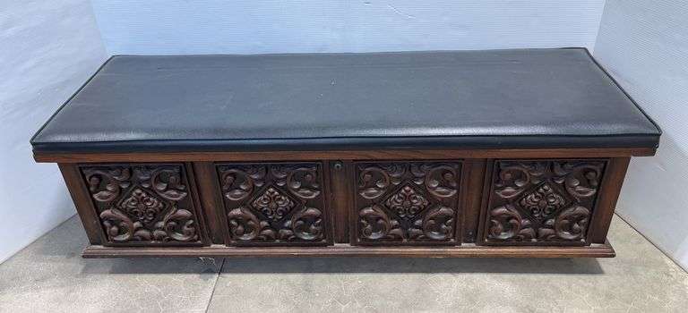 Cedar chest, 48"W x 16"D x 16"H - Albrecht Auction Service