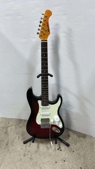 Full size Strat style Gearit electric guitar, mahogany body, red in ...