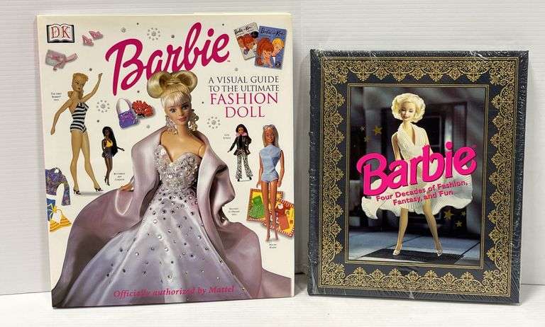 Barbie hardcover books, includes: Barbie "Four Decades of Fashion ...