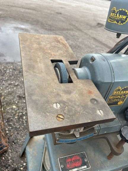 Foley Belsaw saw/blade sharpener, seller has stored inside, but has ...