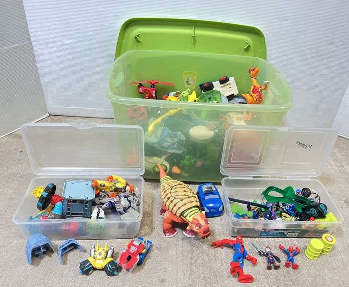 Batman, Superman, Spider-Man, Fisher Price imaginext action figure ...