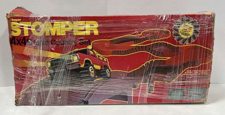 Stompers 4x4 wild country set, box- 30 1/2"L, used, fair - Albrecht ...