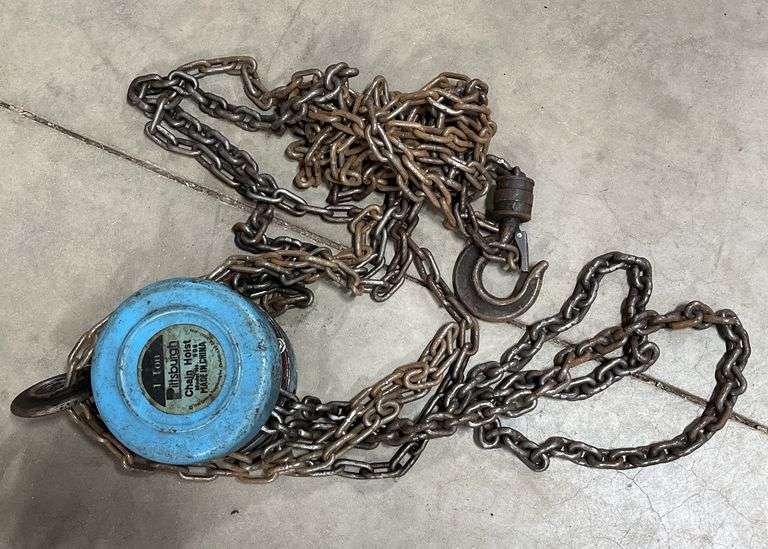 1-Ton Chain fall - Albrecht Auction Service