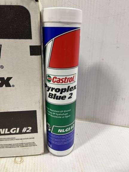 (7) Tubes of Castrol Pyroplex Blue 2 grease, new - Albrecht Auction Service