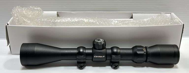Barska rifle scope, 3-9 x 40, good - Albrecht Auction Service