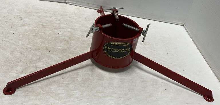 Heavy duty christmas tree stand, Bowling's Last Stand, 12" legs, great ...