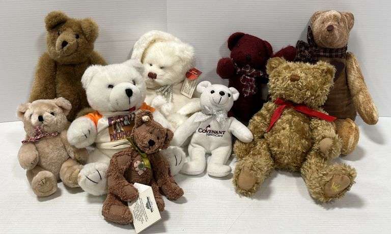 Retired Bears, Collector bears, includes: Handmade bear with heart ...