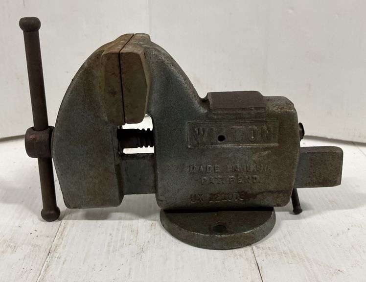 Wilton tilt and swivel vise, 4" jaws, used, very good - Albrecht ...