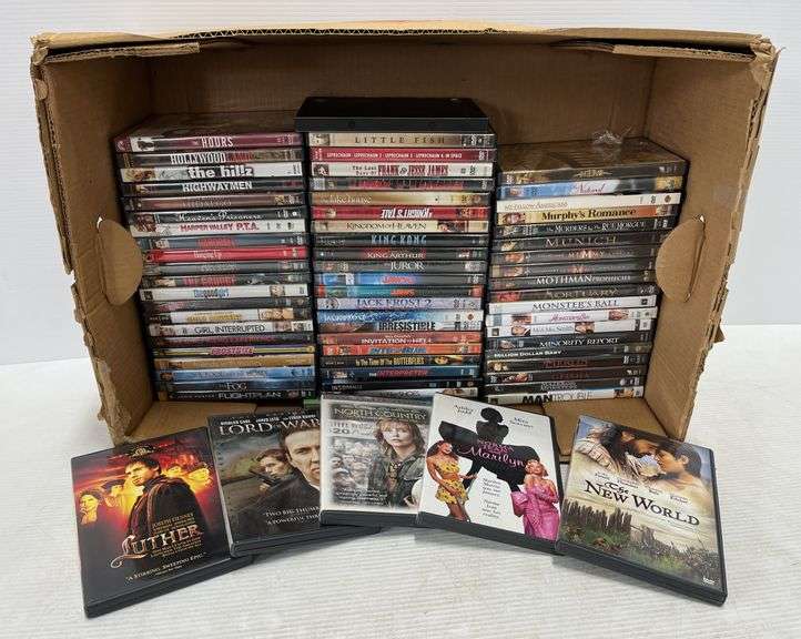 (60) DVDs, good - Albrecht Auction Service