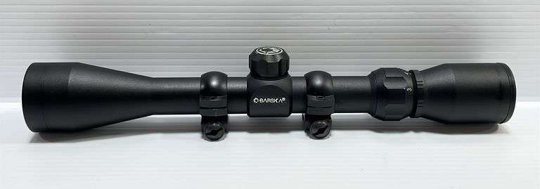 Barska rifle scope, 3-9 x 40, good - Albrecht Auction Service