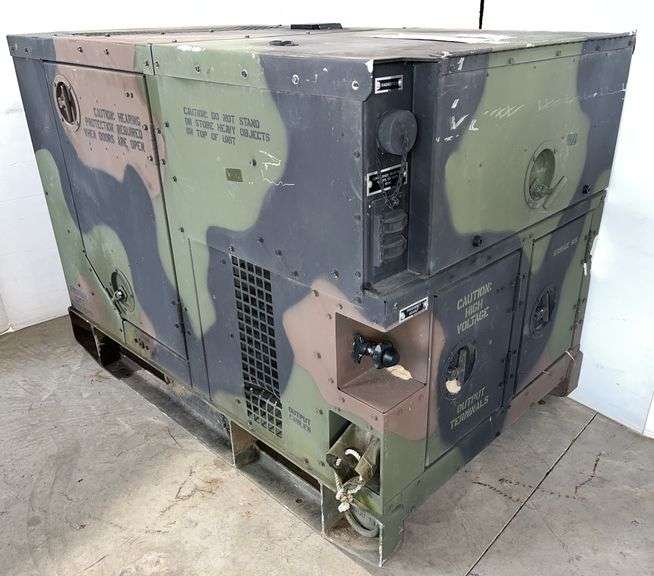 US Military 5KW generator, 2-cylinder Onan engine, multi-fuel diesel ...