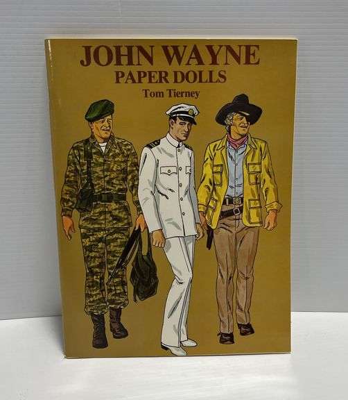 Old John Wayne paper dolls book, uncut, very nice - Albrecht Auction ...