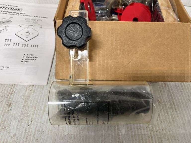 Craftsman router mounting kit, no. 922210, NIB - Albrecht Auction Service