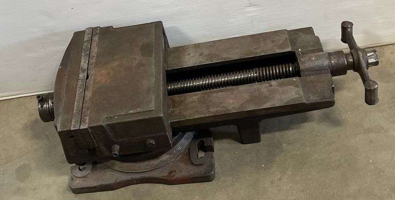 Drill press vise, opens to- 10" x 10" jaw, heavy, one corner at ...