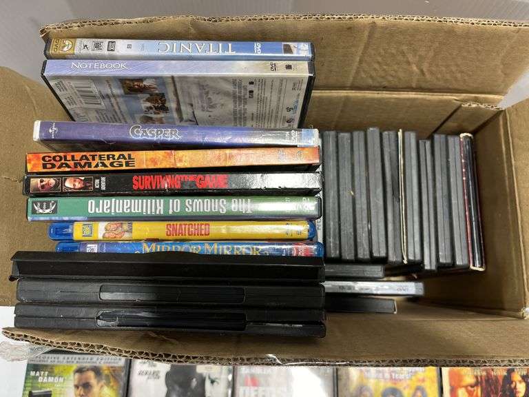 (50) DVD movies and shows, good - Albrecht Auction Service