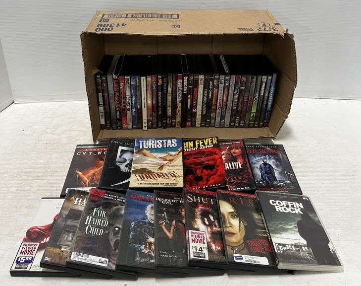 (50) Horror/monster/scary DVDs - Albrecht Auction Service