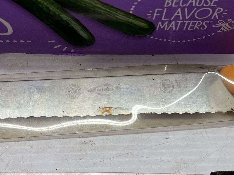 Approx. (50) Restaurant grade knives, includes: Sysco, Intedoe, Russell ...