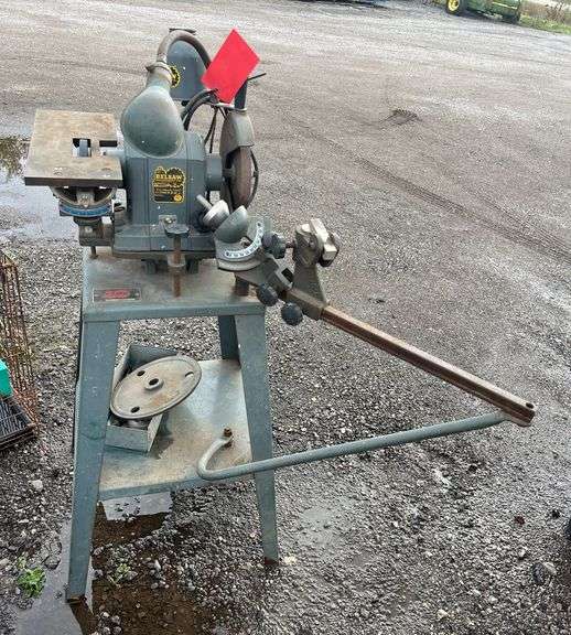 Foley Belsaw saw/blade sharpener, seller has stored inside, but has ...