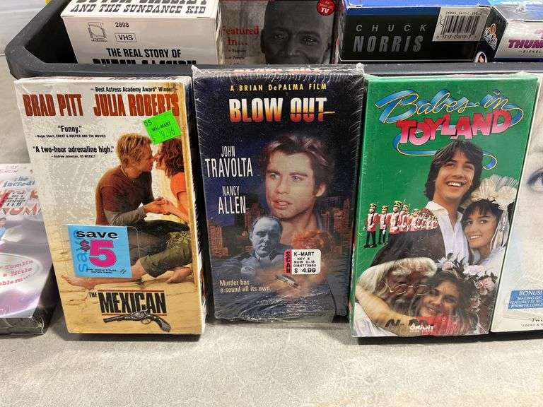 (70) VHS movies, include: 14- Unopened still in plastic, 4- Collector ...