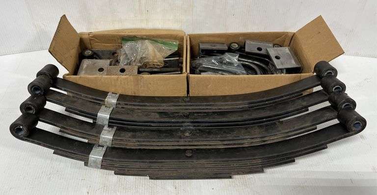 (4) Trailer leaf spring kit, 2,900 lbs., 5-leaf springs - Albrecht ...