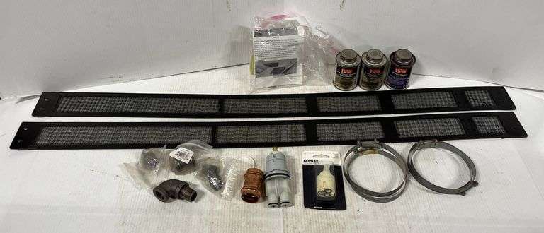 Copper press slip fitting, Delta type P cartridge, Kohler faucet valve ...