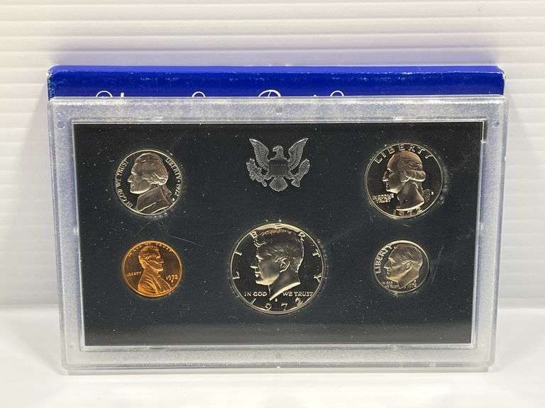 1972 US Proof Set, with 40% silver Eisenhower dollar - Albrecht Auction Service