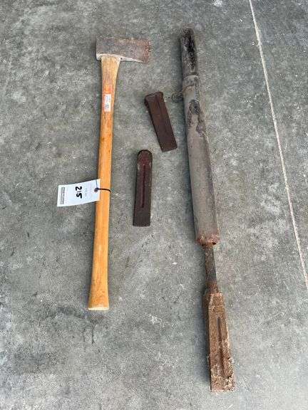 Axe; Splitting Wedges and Slide Hammer Wedge Splitter - Albrecht ...