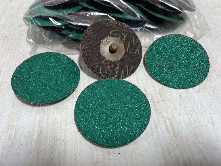 (50) Rollock 3" sanding discs, 36-Grit - Albrecht Auction Service