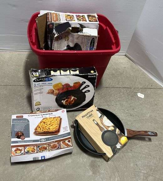 Pizza stone, Phantom Chef 12" fry pan, Copper crisper, copper electric ...