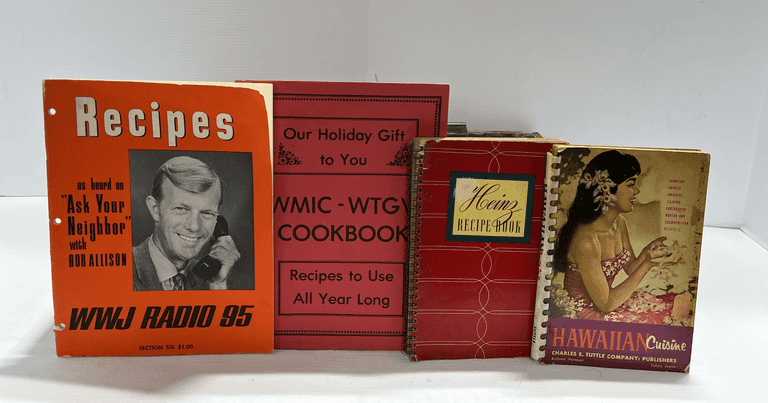 (75-100) Mostly older cookbook brochures, includes many local Michigan ...