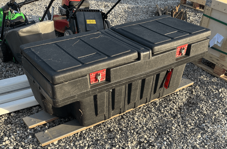 Workbox truck toolbox, dual opening lids, 53"W x 21"D x 21"H, used ...