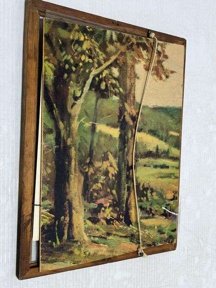 JFK photo in frame from the 1960s, 13" x 10" - Albrecht Auction Service