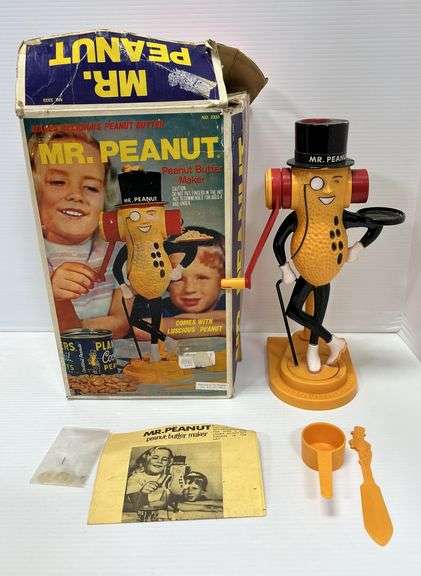 Richard Toy Co. Mr. Peanut peanut butter maker, in original box, box ...