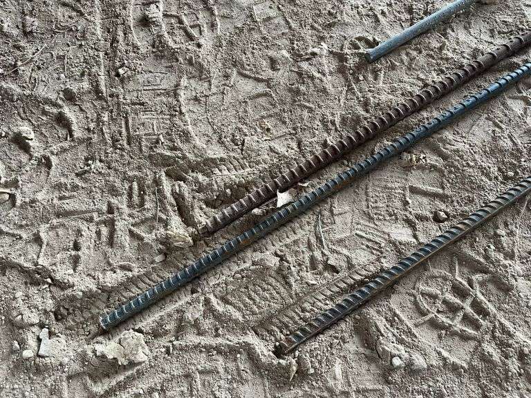 Group of Rebar and Grounding Rod, Up to 10' long - Albrecht Auction Service